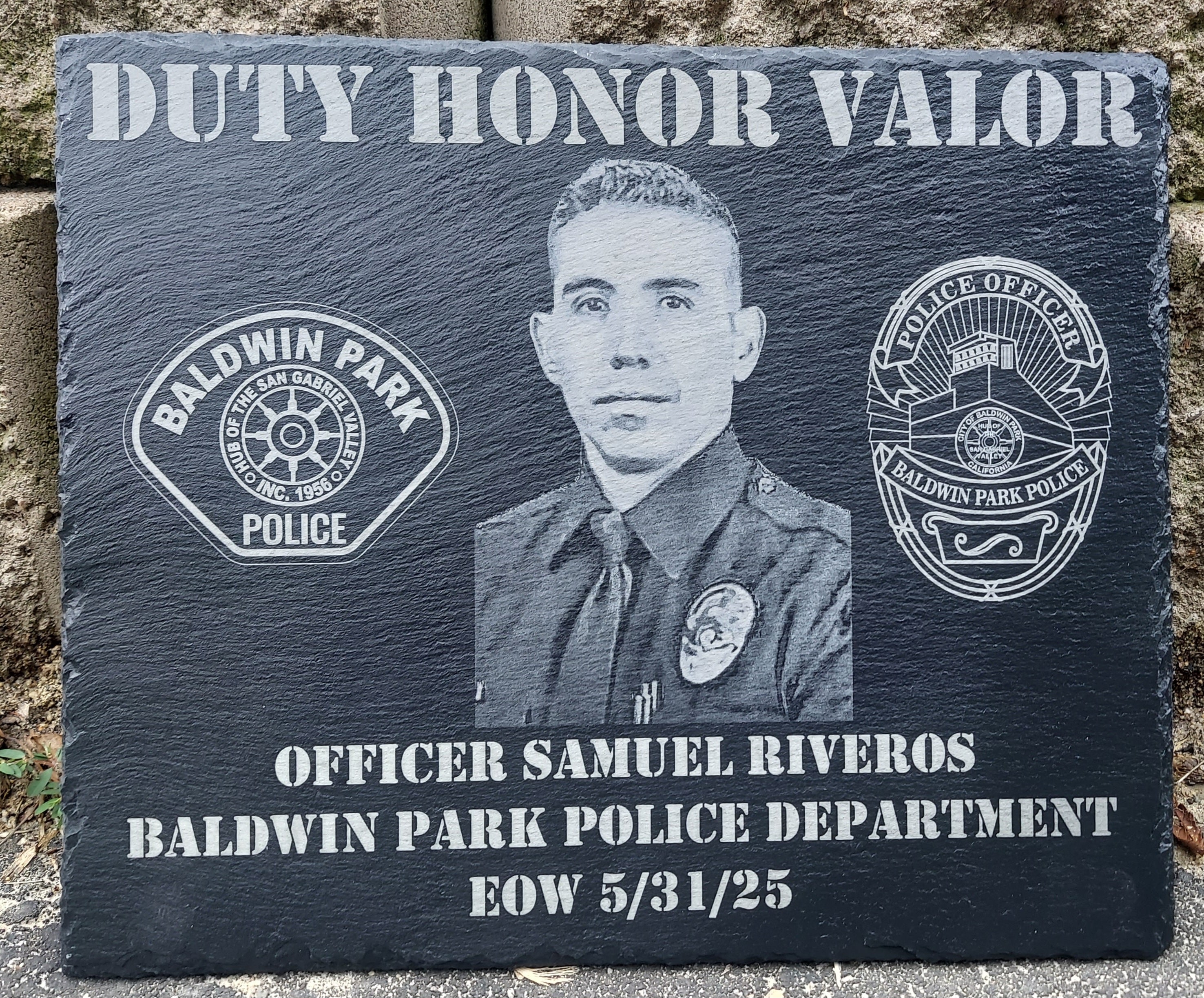 Plaques for Heroes Mission - First Responder Memorial Plaques – Blue ...